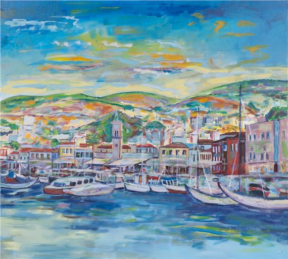 Gabriela Paluch | Port w Grecji (2025) | MutualArt
