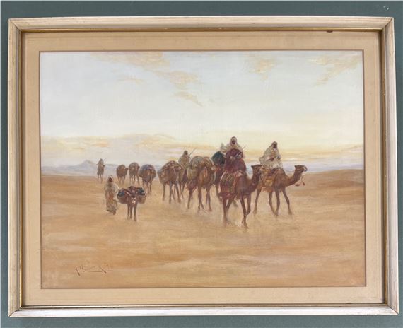 Arthur Keith | A pair of North African desert landscapes | MutualArt