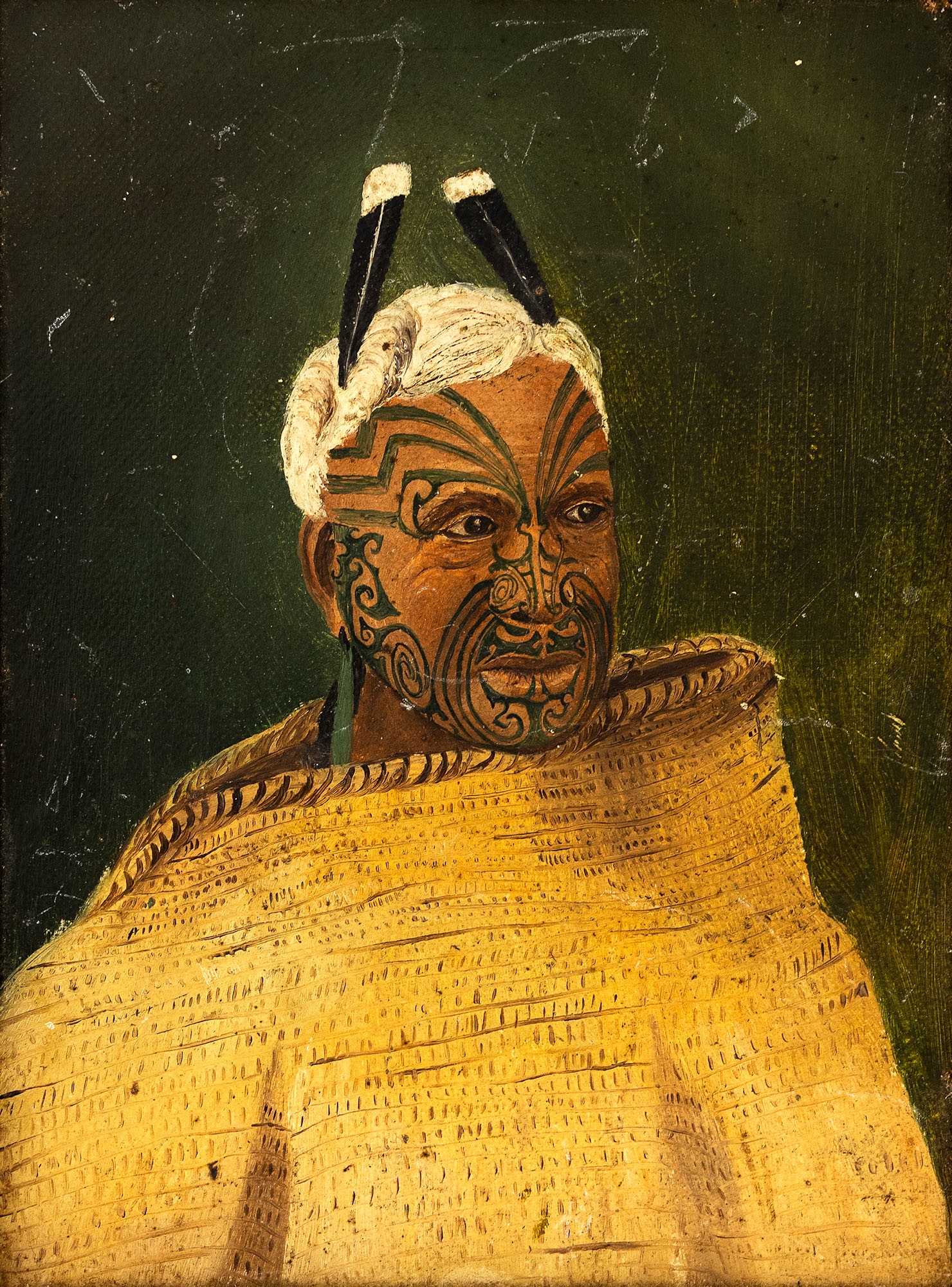 Helen Leach | Portrait of a Maori Chief | MutualArt