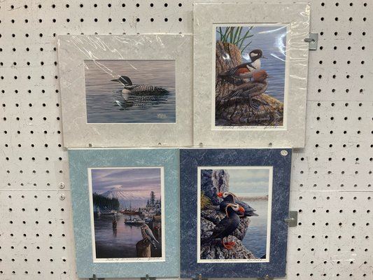 Ed Newbold | Four Ed Newbold Bird Prints | MutualArt