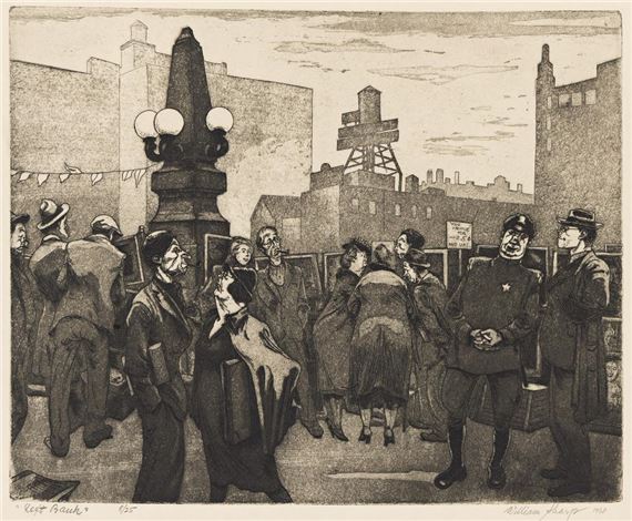 William Sharp | Left Bank (1938) | MutualArt