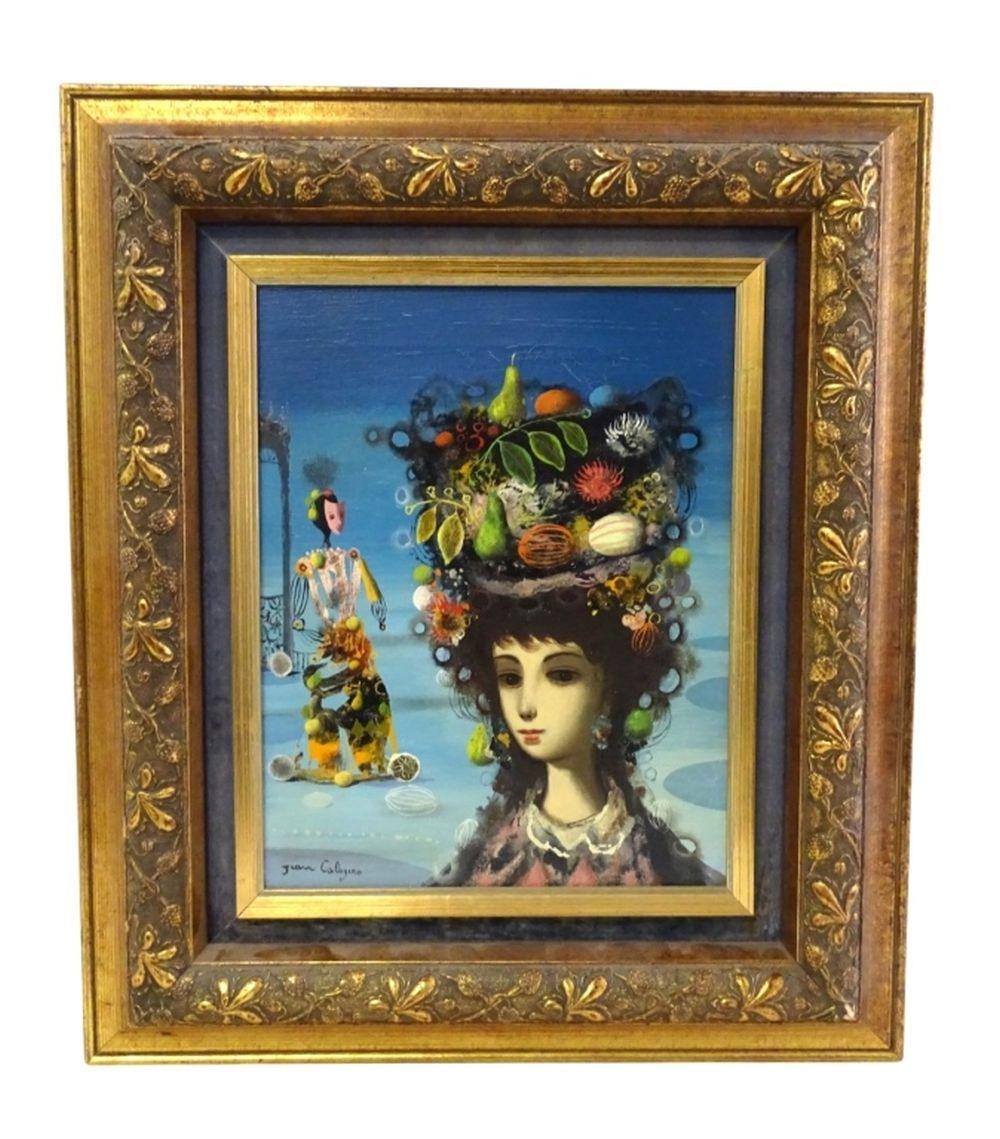 Jean Calogero | Lady with Fruit Hat (1971) | MutualArt