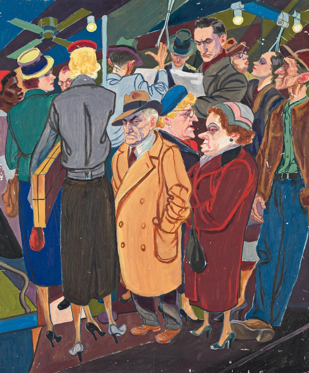 William Sharp | Subway (Circa 1936) | MutualArt