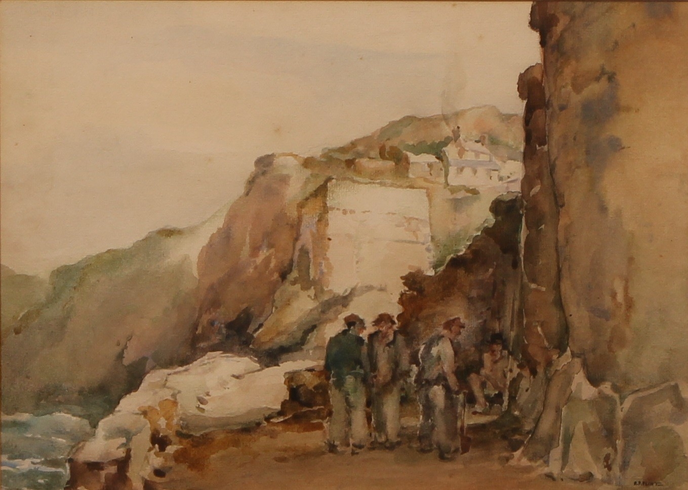 Robert Purves Flint | The Road Workers | MutualArt