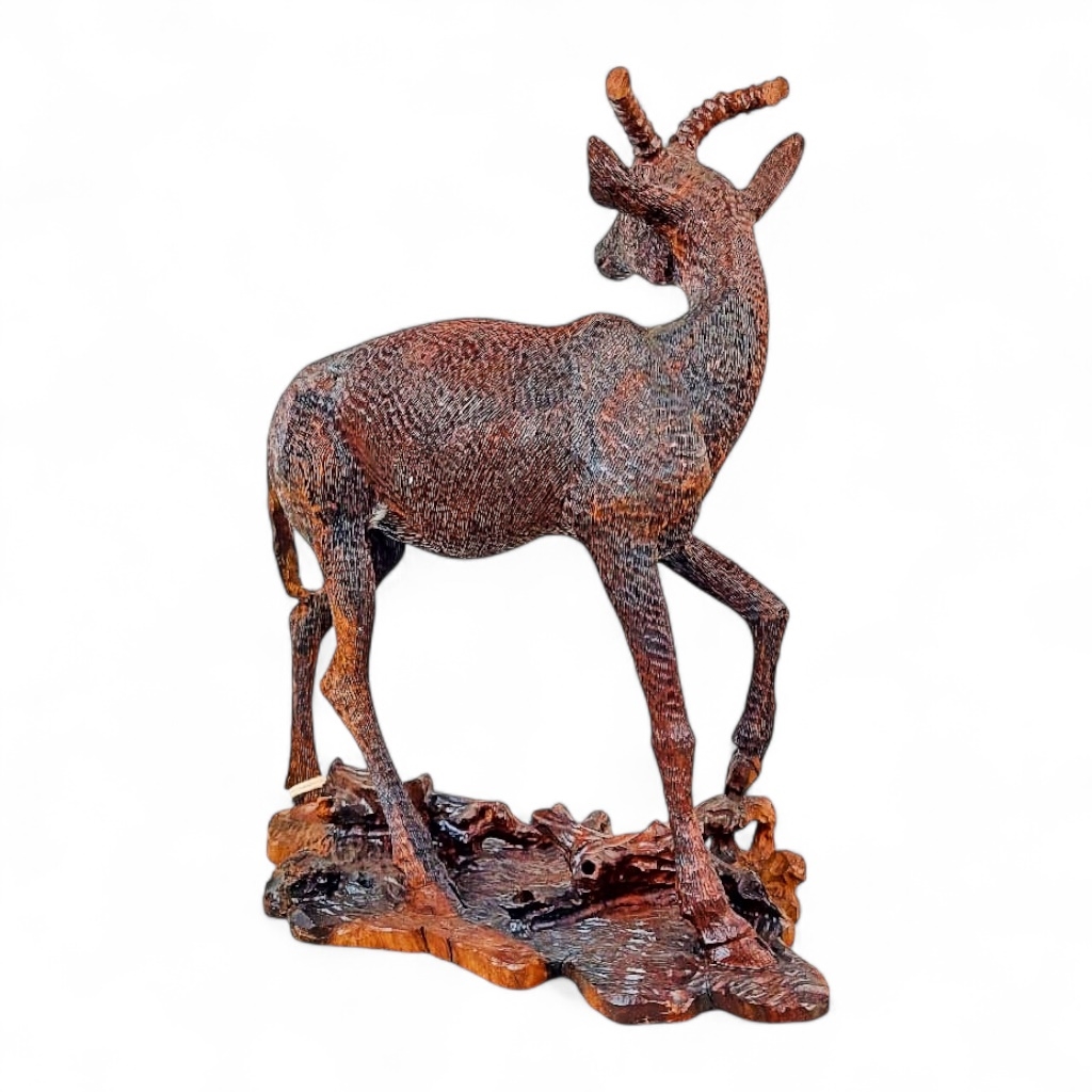 Gilbert Msipa | BEAUTIFUL HAND CARVED IRONWOOD STATUE OF A IMPALA ...