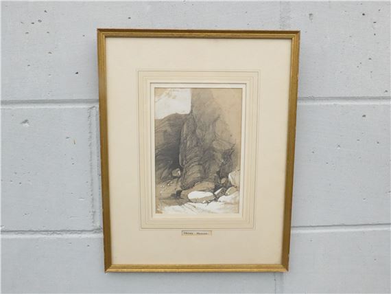 Henry Bright | Study of cliff arches | MutualArt