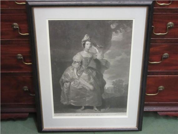 Thomas Hudson | A mezzotint of Mary, Duchess of Ancaster | MutualArt