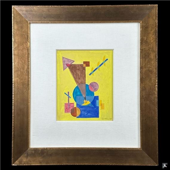 Rolph Scarlett | Gouache On Paperboard | MutualArt