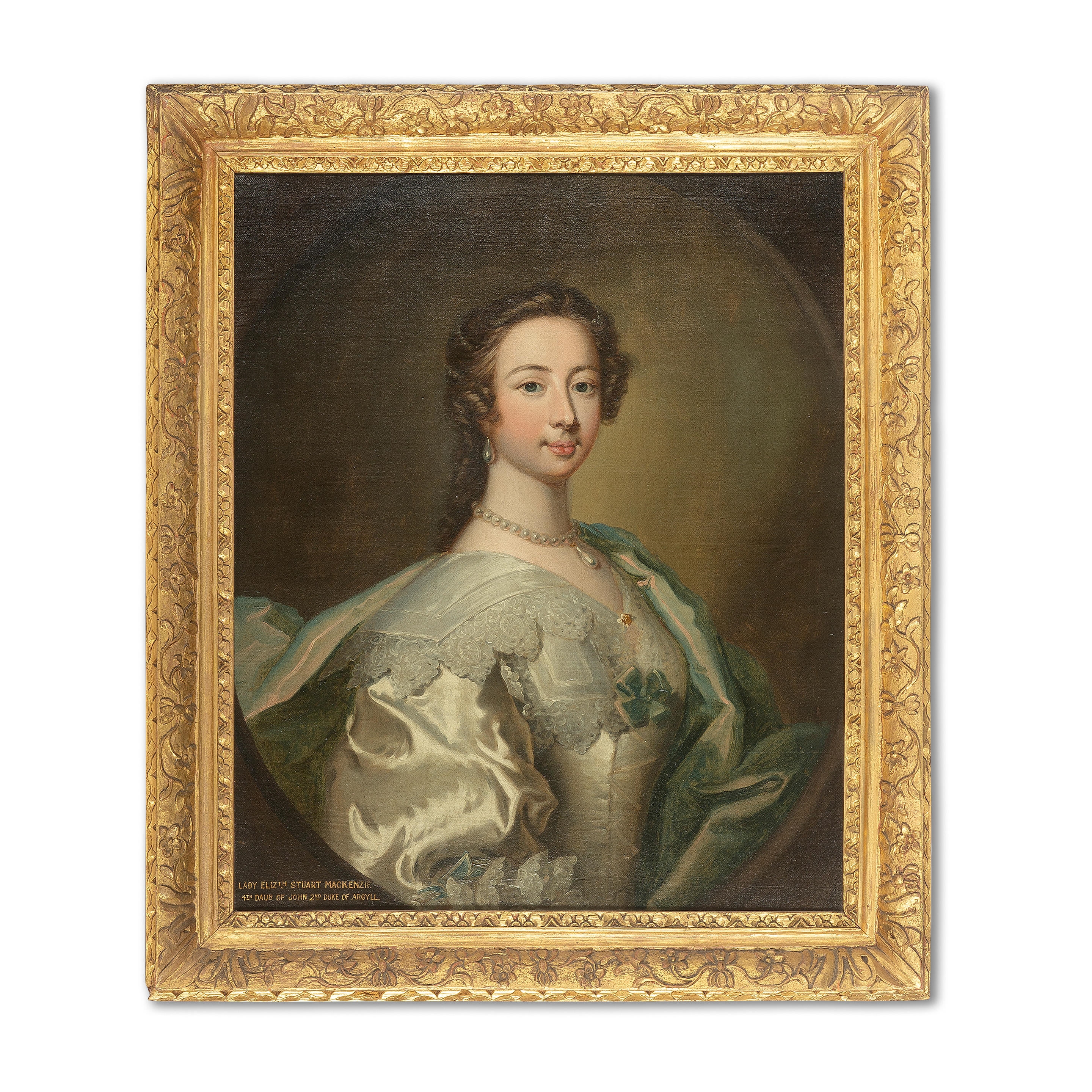 Thomas Bardwell | Portrait of Lady Elizabeth Stuart Mackenzie | MutualArt