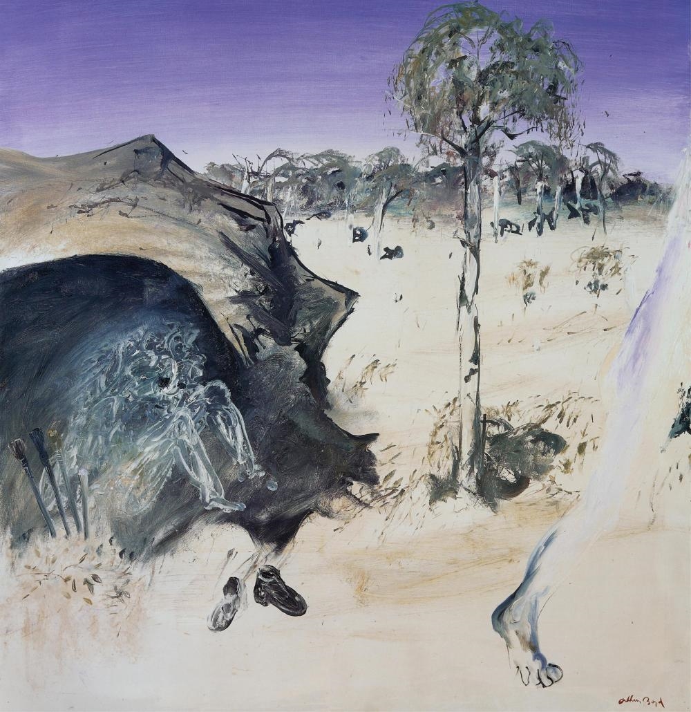 Arthur Merric Bloomfield‏ Boyd | Artist in a Cave and Shoes and Model's ...