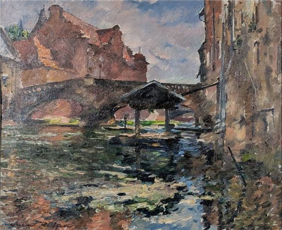 Lucien Haffen | Pont Saint Martin in Strasbourg | MutualArt