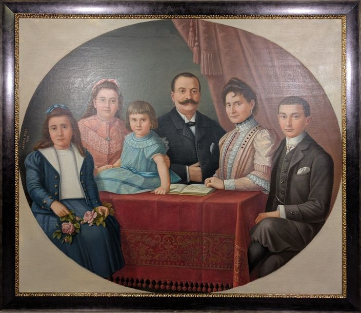 Caroline Sorg | Family portrait (1906) | MutualArt