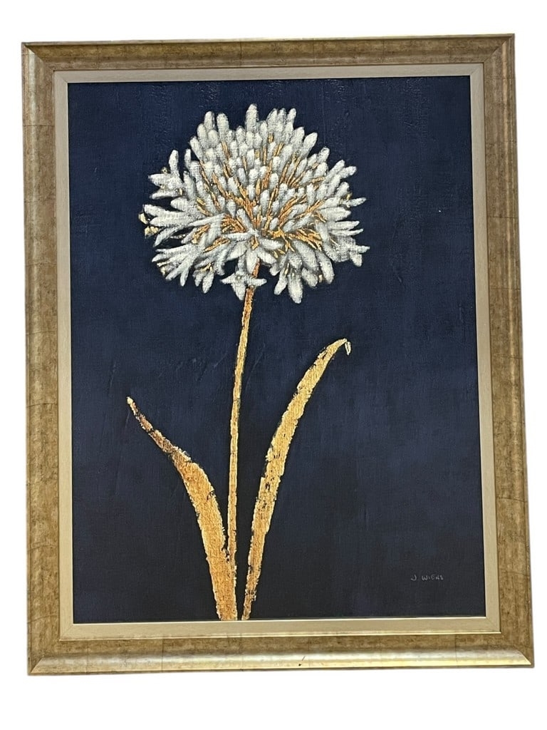 James Wiens | SHIMMERING SUMMER III INDIGO CROP | MutualArt