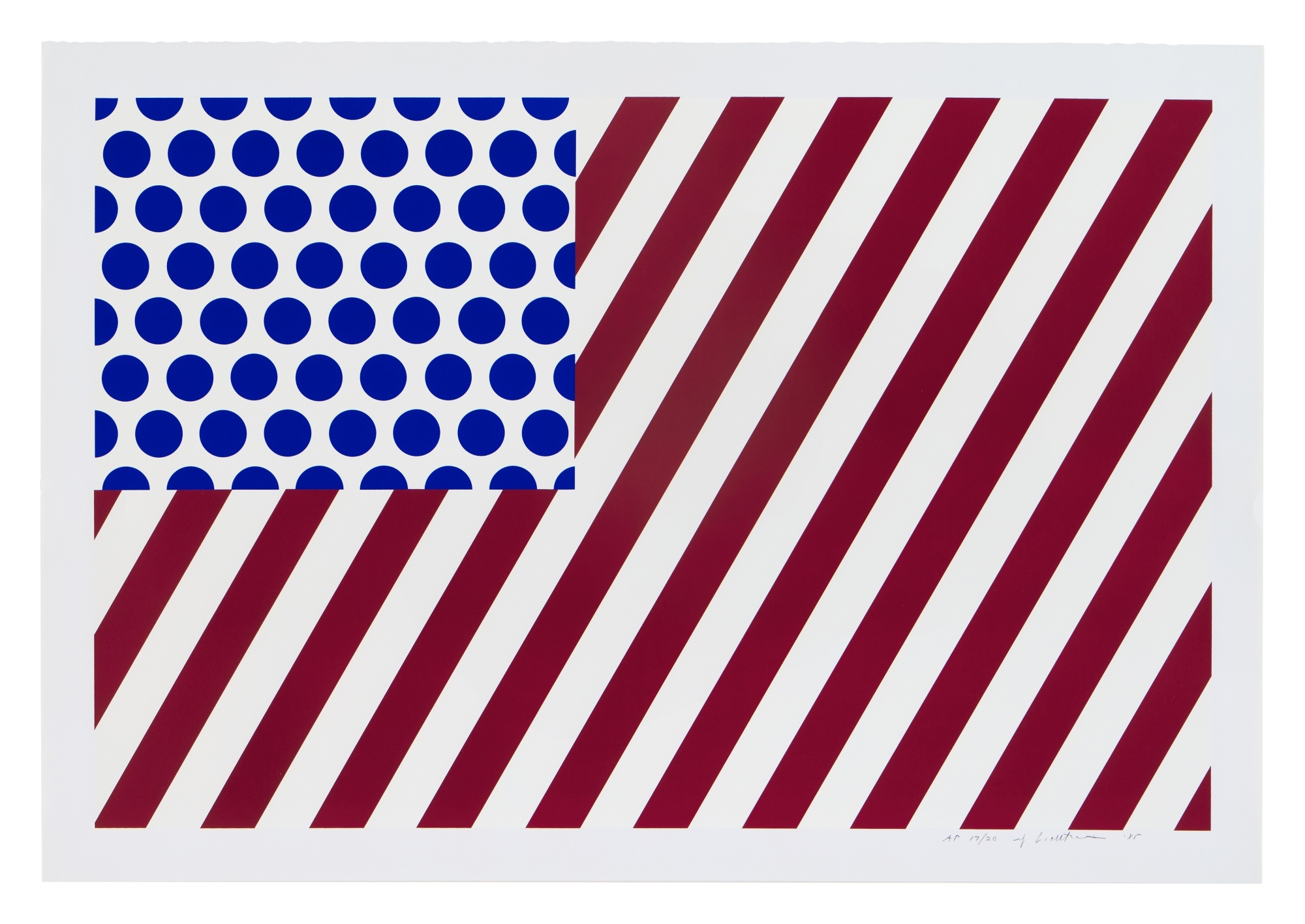 Roy Lichtenstein | Forms in Space (1985) | MutualArt