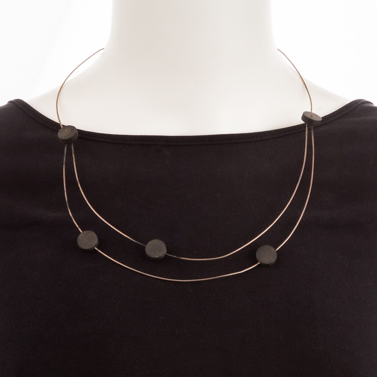 Betty Cooke | An Early Double Row Collar in Sterling Silver | MutualArt