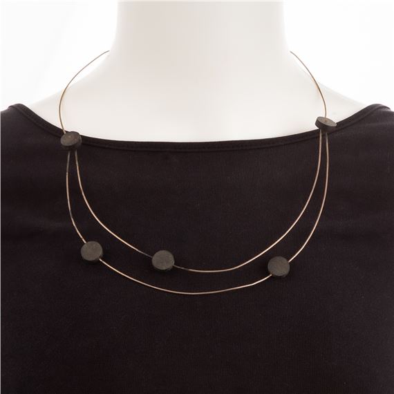 Betty Cooke | An Early Double Row Collar in Sterling Silver | MutualArt