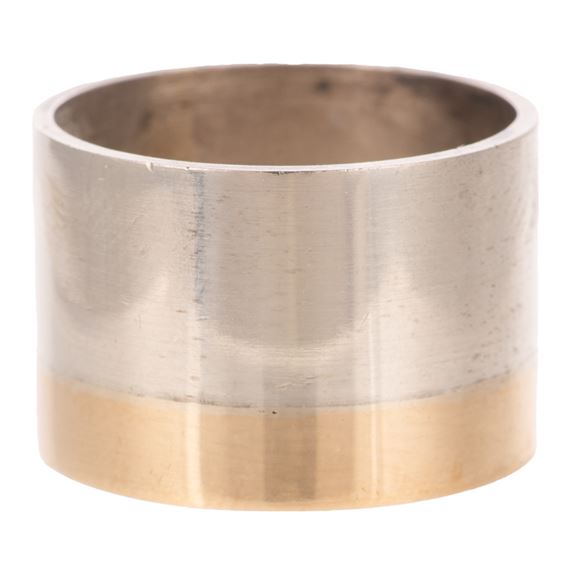 Betty Cooke | A Double Row Band in 14K & Sterling Silver | MutualArt