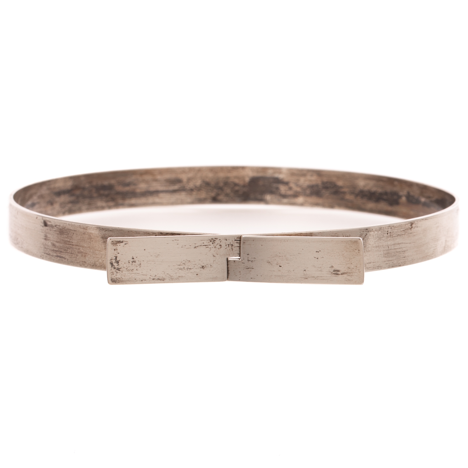 Betty Cooke | An Early Flat Wire Collar in Sterling Silver | MutualArt