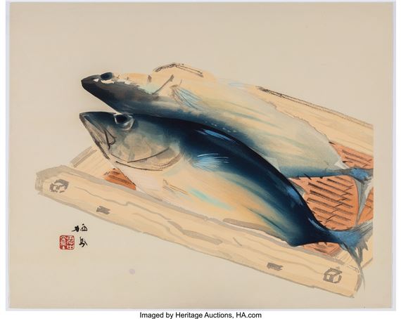Seiho Takeuchi | Two Fish (Circa 1935) | MutualArt