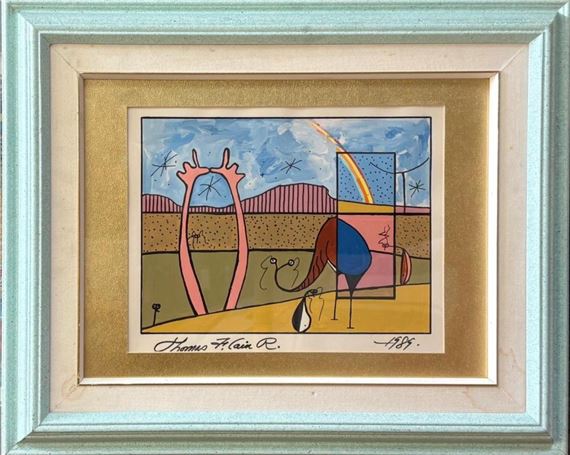 Thomas Cain | Original acrylic painting on paper | MutualArt