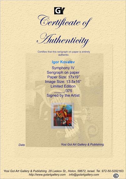 Igor Kovalev | Symphony IV | MutualArt