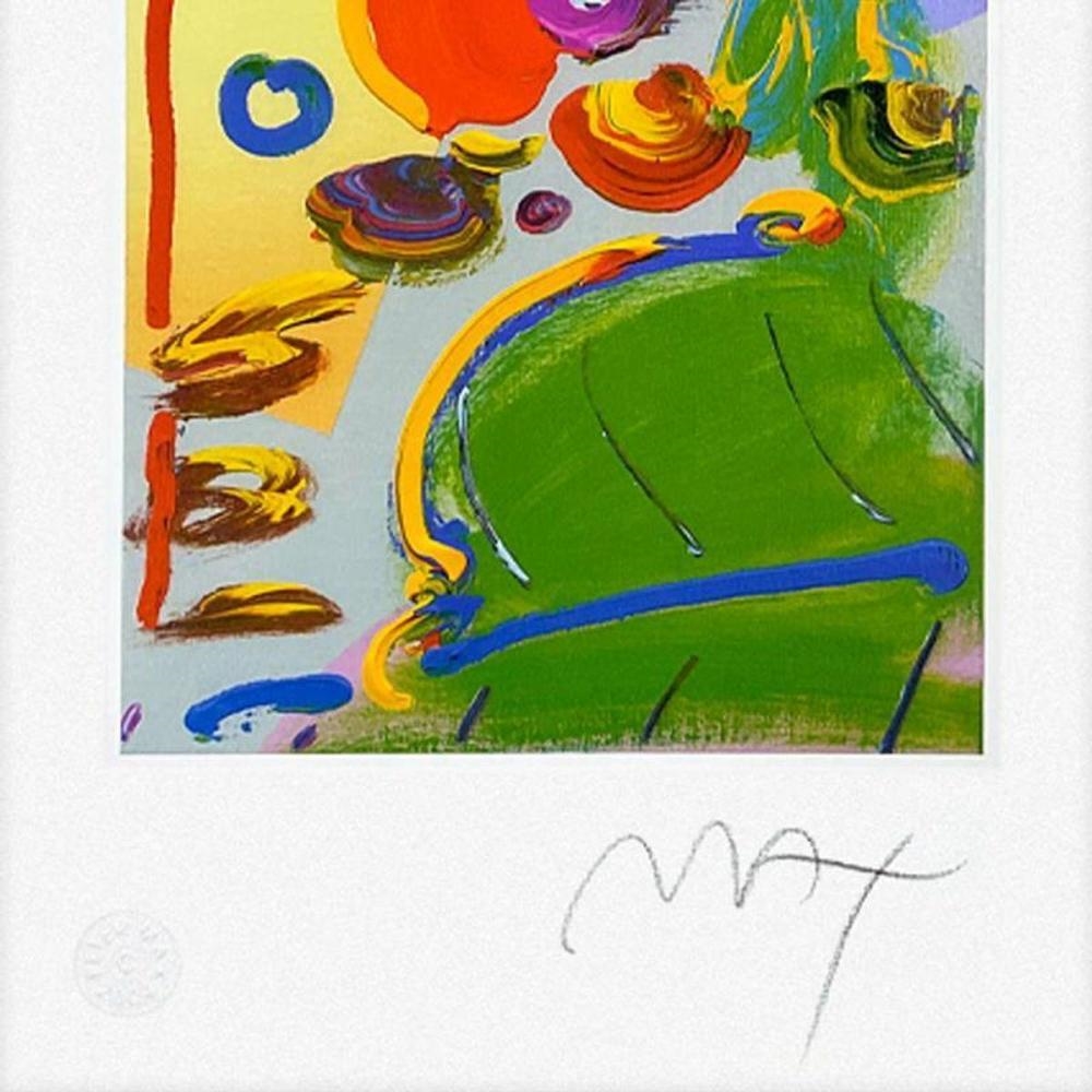 Peter Max | Abstract Vase of Flowers | MutualArt