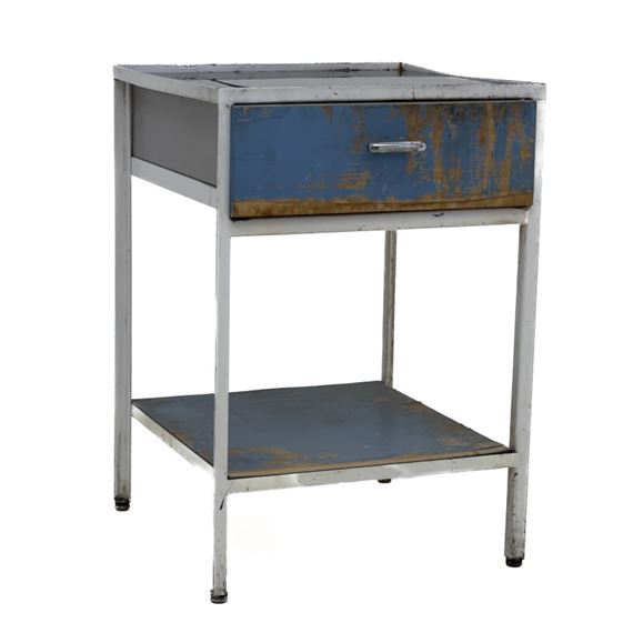 George Nelson | Steel Frame Nightstand Model 4051 For Herman Miller ...