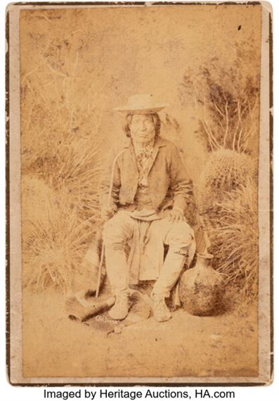 A. Frank‏ Randall | A Boudoir Card of Apache Chief Old Nana | MutualArt