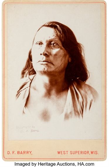 David F. Barry | A Cabinet Card of Chief Gall | MutualArt