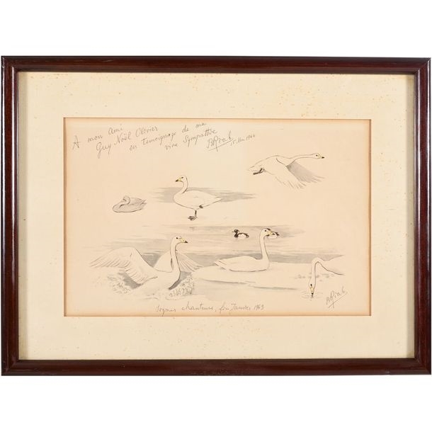 Boris Riab | Singing Swans (63) | MutualArt