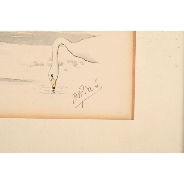 Boris Riab | Singing Swans (63) | MutualArt