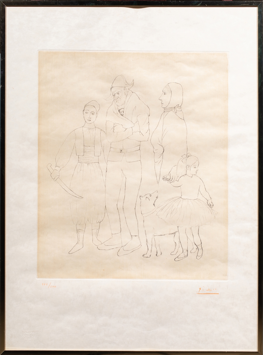 Pablo Picasso | Famille des Saltimbanques (Circa 1950) | MutualArt