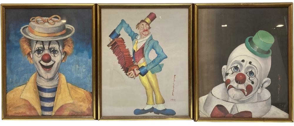 Red Skelton | Red Skelton Clown Prints On Paper | MutualArt