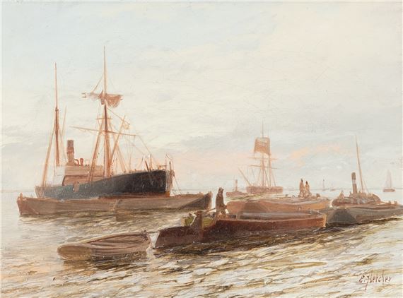 Edward Henry Eugene Fletcher | Ships | MutualArt