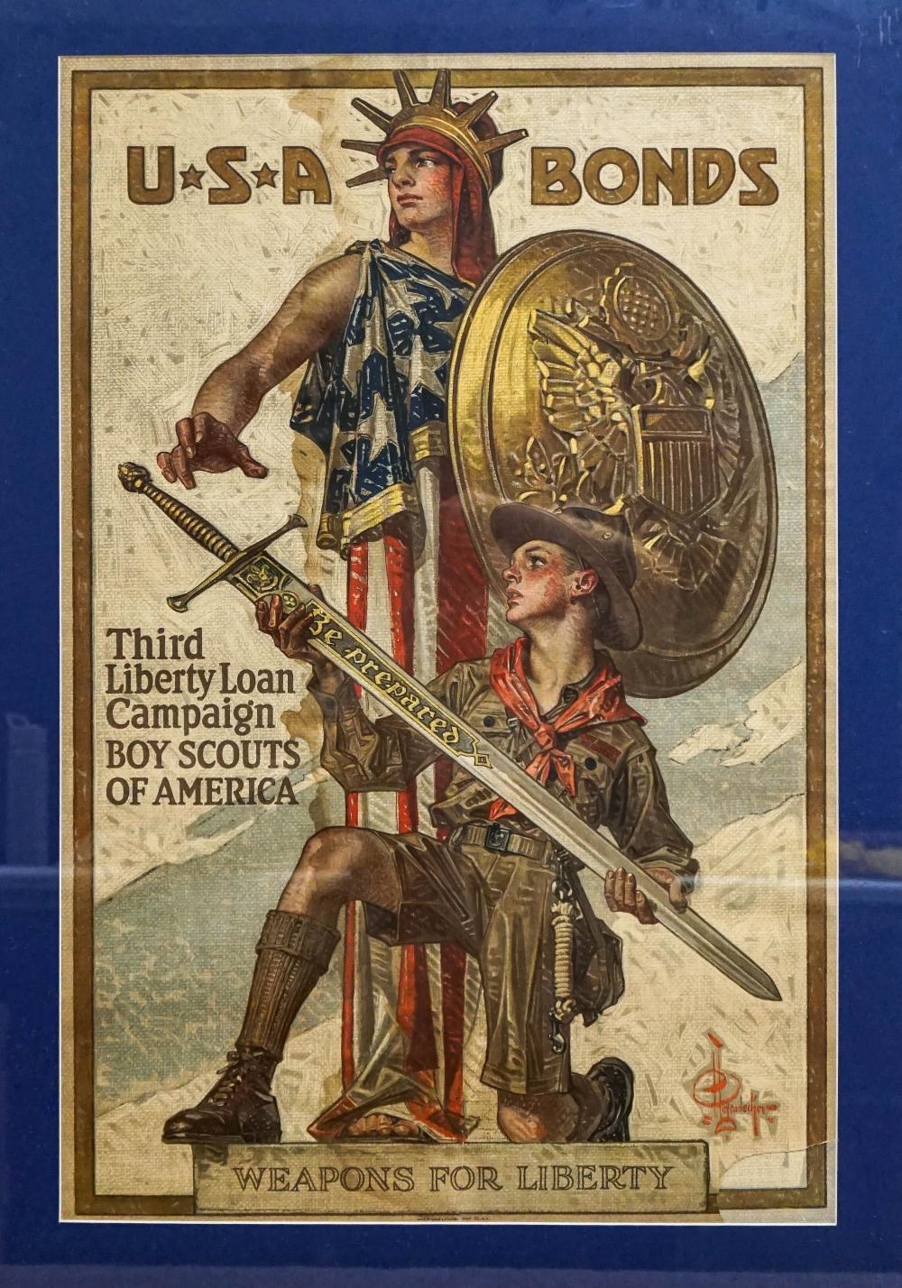 Joseph Christian Leyendecker | Bonds Third Liberty Loan Campaign Boy ...