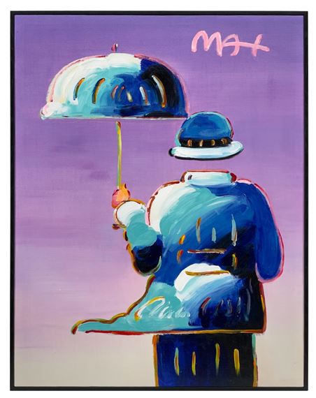 Peter Max | Umbrella Man | MutualArt