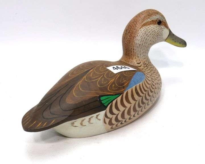 Stanley Lin | Blue Winged Teal Duck Decoy | MutualArt