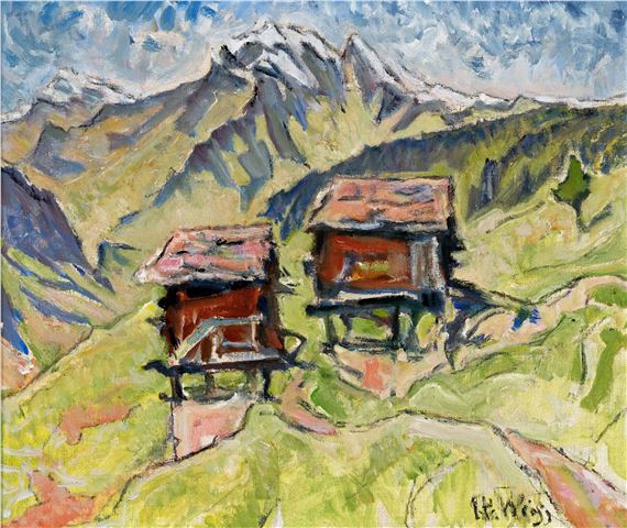 Emil Rudolf Weiss | Almhütten | MutualArt