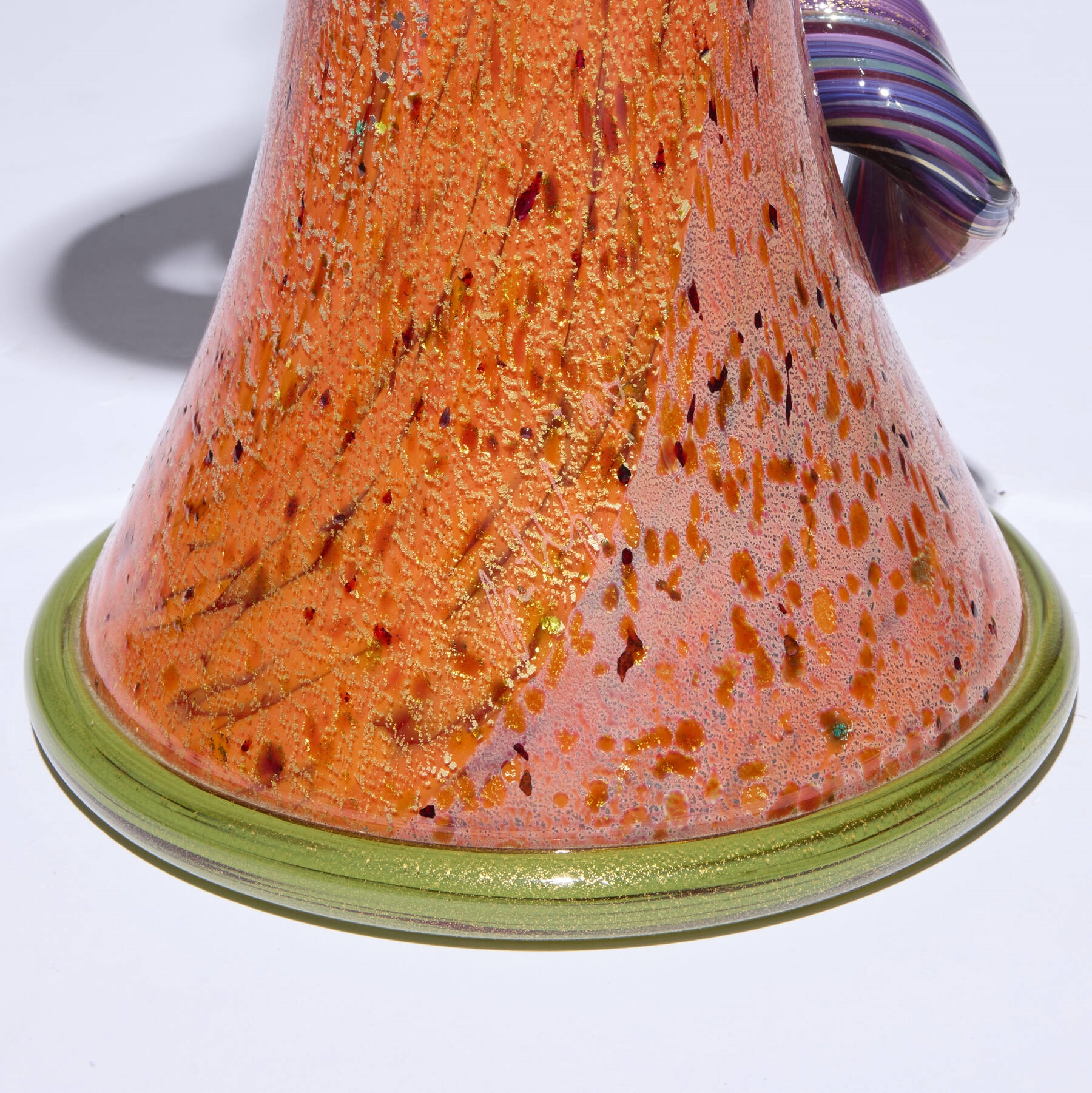 Dale Chihuly | Gold over Vermilion Venetian (1990) | MutualArt