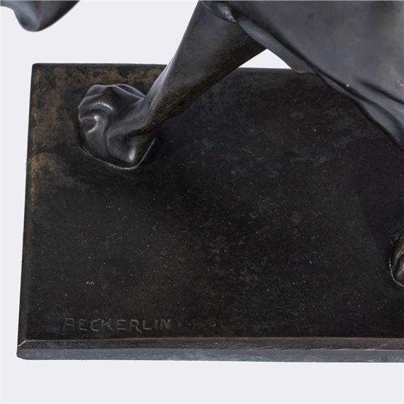 Christian Aeckerlin | Striding lioness (1930) | MutualArt