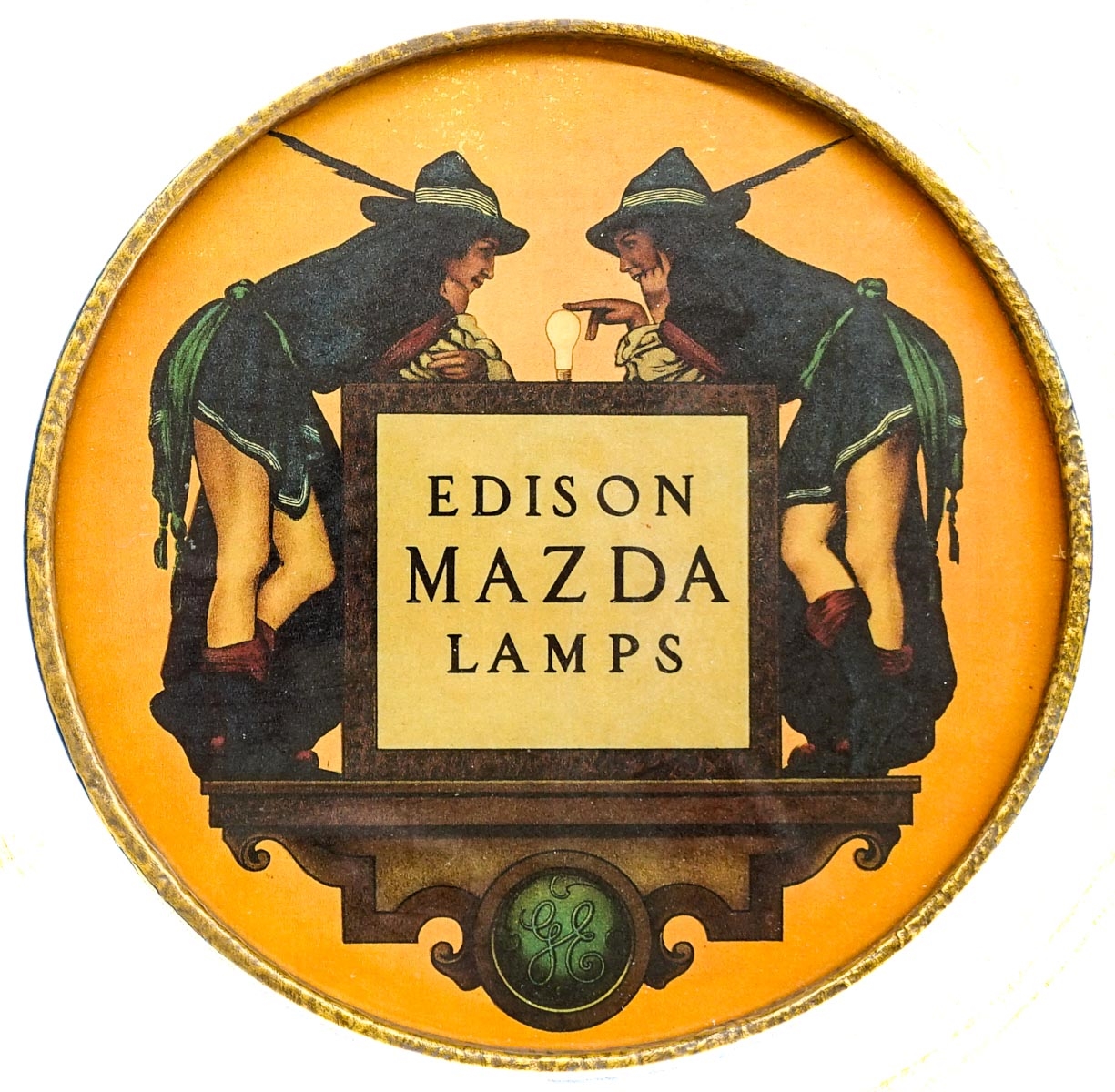 Maxfield Parrish | Edison Mazda Circular Print | MutualArt