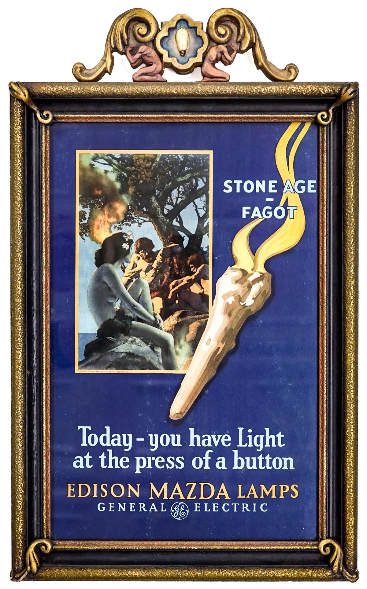 Maxfield Parrish | Primitive Man / Stone Age | MutualArt