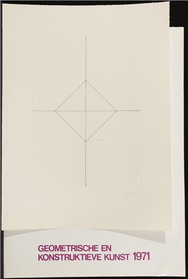 Luc Peire | Geometrische en konstruktieve kunst 1971 (1971) | MutualArt