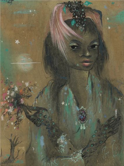 Karl Priebe | Ritual Woman, 1943 (1943) | MutualArt