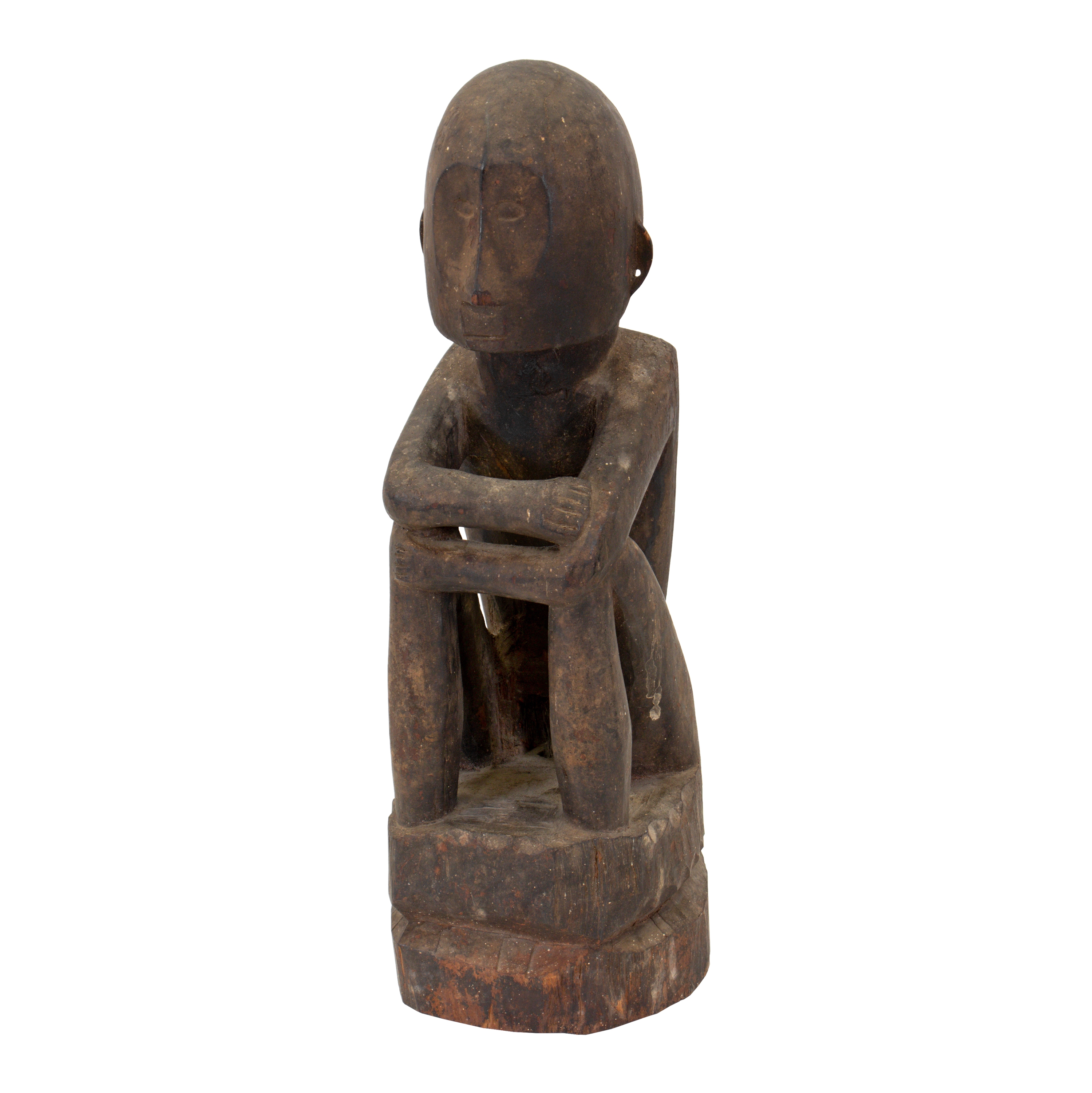 Philippine School, 20th Century | A Hingyon seated bulul with darkened ...