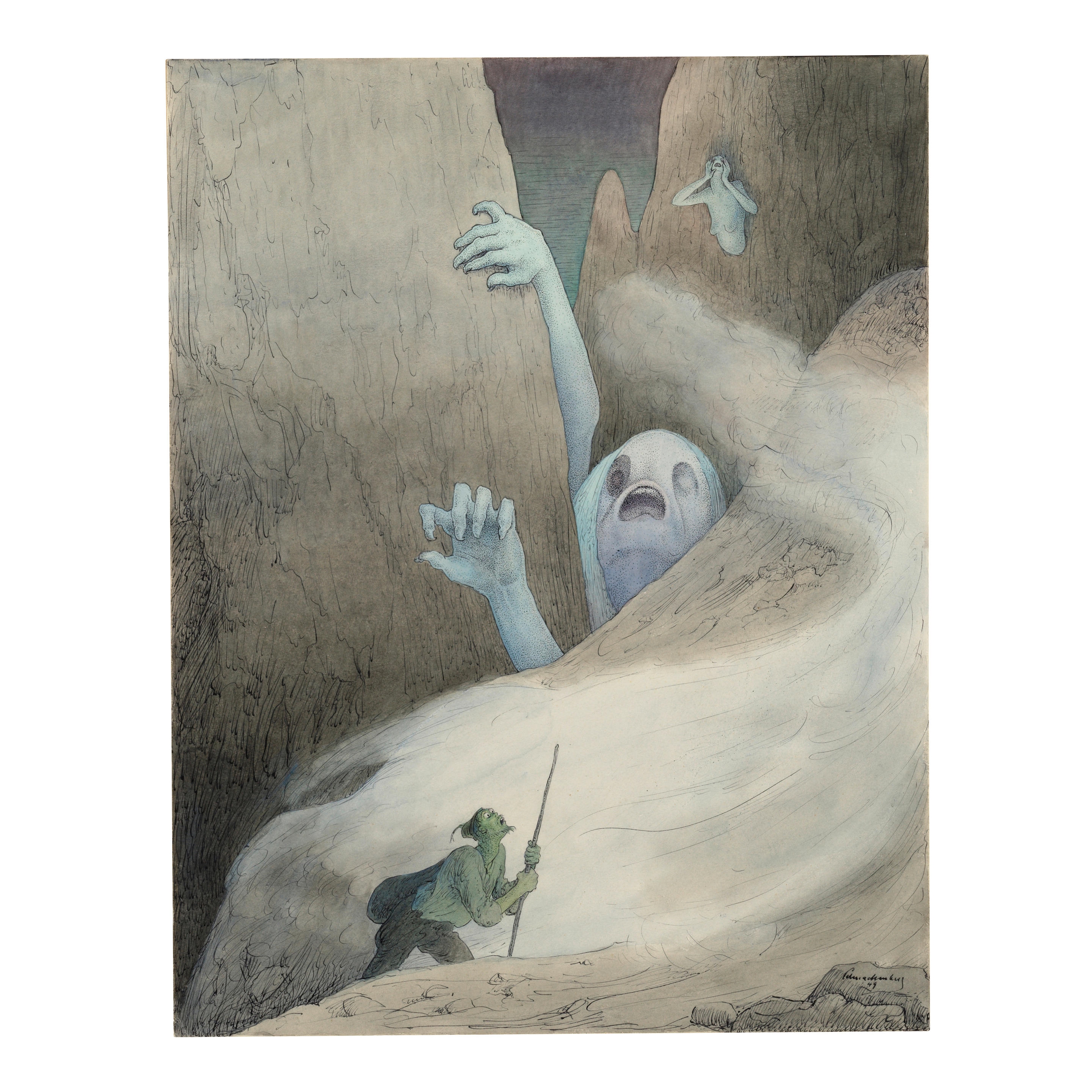 Walter Schnackenberg | In the Mountain Gorge (1949) | MutualArt