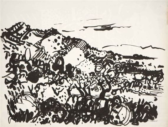 Guy Charon | Fields of olive trees | MutualArt