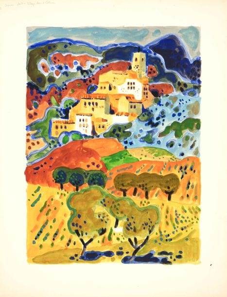 Guy Charon | Village in the hill | MutualArt