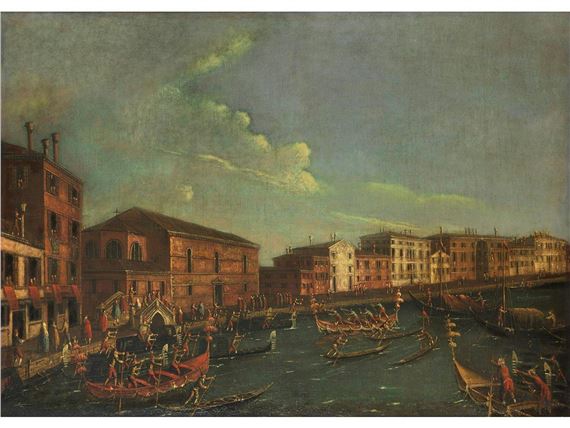 Gabriele Bella | SANTA CROCE MIT REGATTA AUF DEM KANAL und REGATTA AUF ...