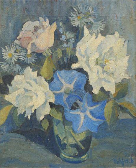 Alison Rehfisch | Blue and White Flowers (Circa 1930) | MutualArt